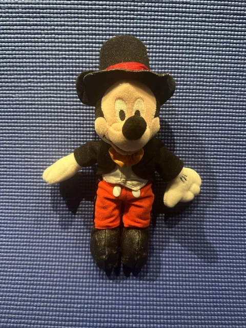 MICKEY MOUSE Tails And Top Hat Plush 10'' New Years 2002 £13.81 ...