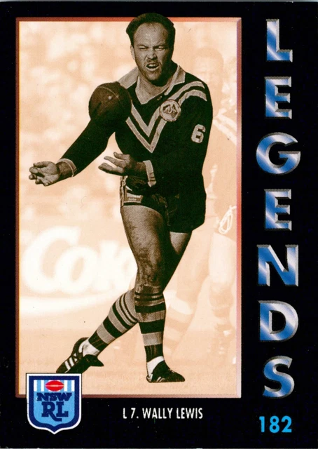 1994 BRISBANE BRONCOS NRL Card WALLY LEWIS Legends EUR 7,49 - PicClick IT