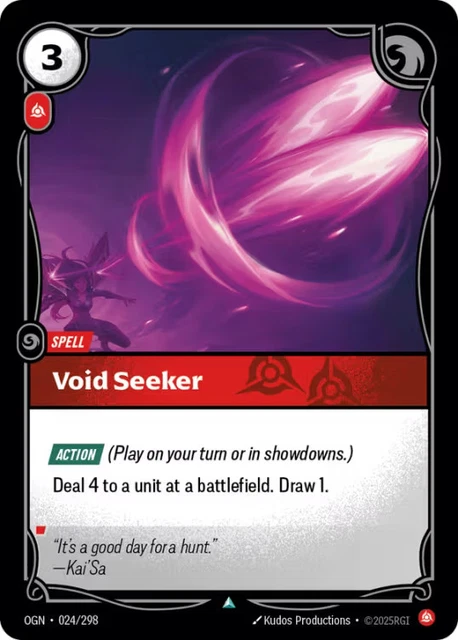 VOID SEEKER - 024/298 - Origins - Riftbound League Of Legends TCG $3.00 ...