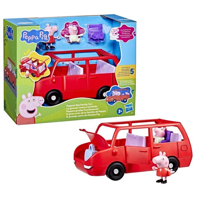 PEPPA PIG PEPPA'S Big Family Car Vehicle Playset with Mini Figure £22. ...