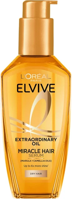 L'ORÉAL PARIS ELVIVE Extraordinary Oil Miracle Hair Serum, Intense ...