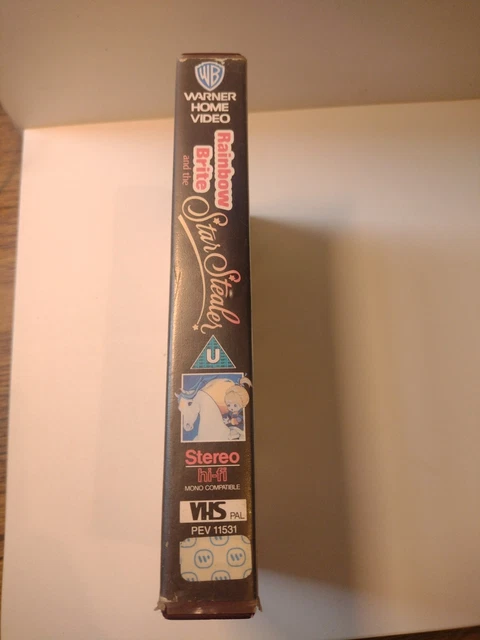 RAINBOW BRITE AND the Star Stealer VHS 1985 Rated U Animated Film DIC ...