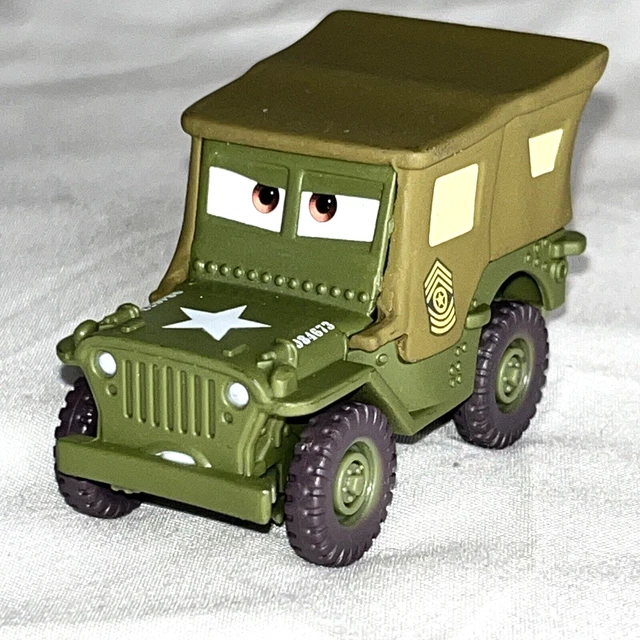 DISNEY PIXAR CARS Sarge Diecast Jeep Car Vehicle Animated Movie £11.84 ...