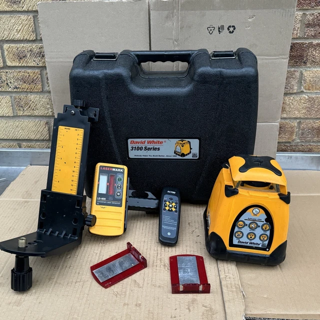 DAVID WHITE AUTOLASER 900 Remote Detector Model 5418 Hard Case 345.00 PicClick