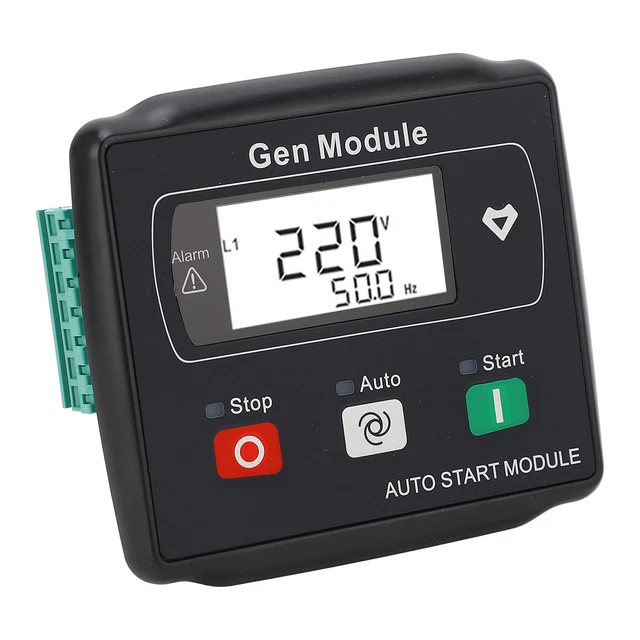 Generator Auto Controller Lcd Display Genset Control Module Panel For