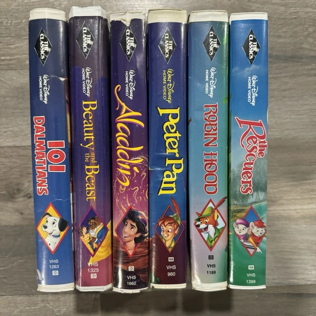 WALT DISNEY BLACK Diamond collection Bundle Of 6 VHS $29.99 - PicClick CA