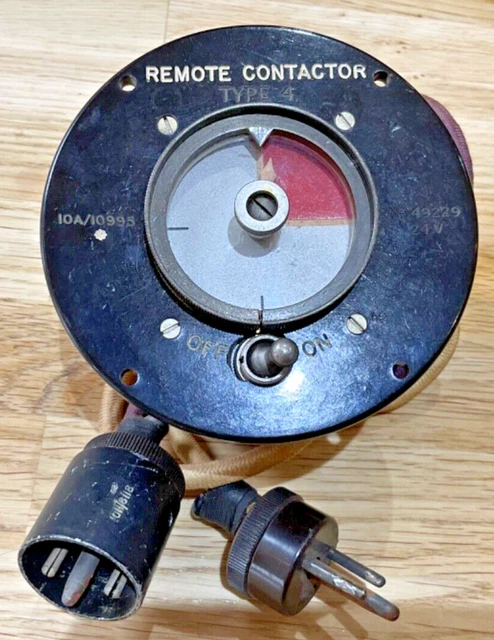 WW2 AIR MINISTRY Raf Aircraft Iff Remote Contactor - Spitfire Etc £149. ...