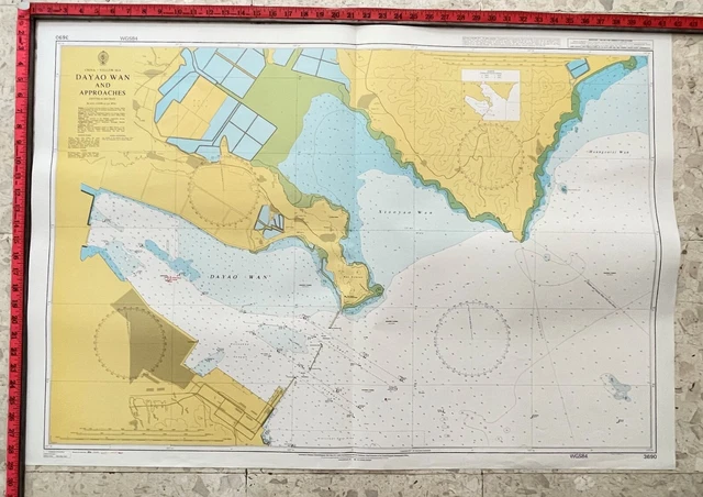 CARTE NAUTIQUE ADMIRALTY 3690 De Dayao Wan Et Approches De La Chine Mer ...