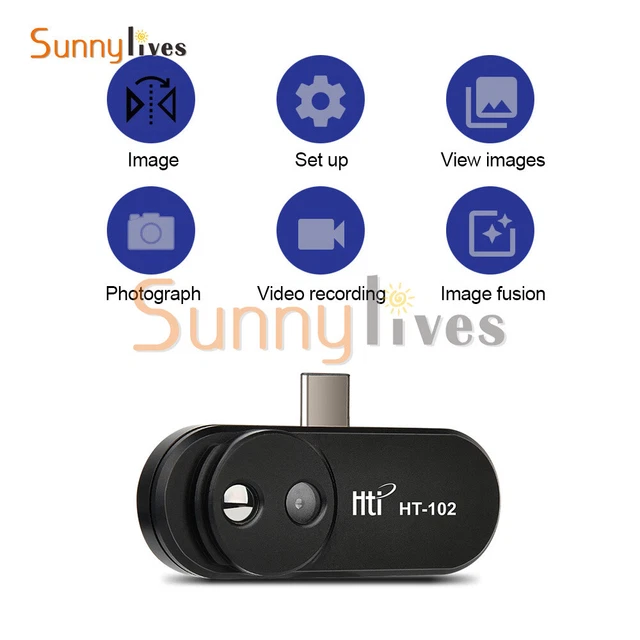 INFRARED THERMAL IMAGER USB Mobile Phone Thermal Imaging Security Camera HT-102 $296.97 ...