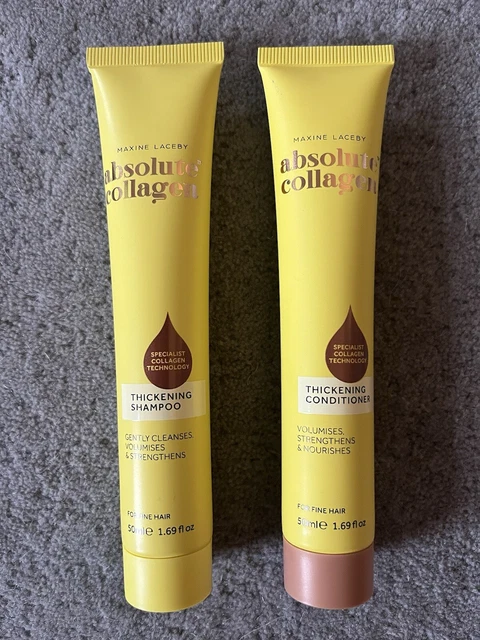 ABSOLUTE COLLAGEN THICKENING shampoo and conditioner for fine hair 50ml ...