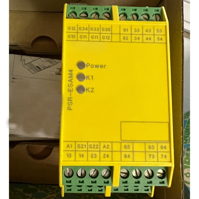 RELÉ DE SEGURIDAD 24V para Phoenix Contact PSR-SCP-24UC/ESAM4/8X1/1X2 ...