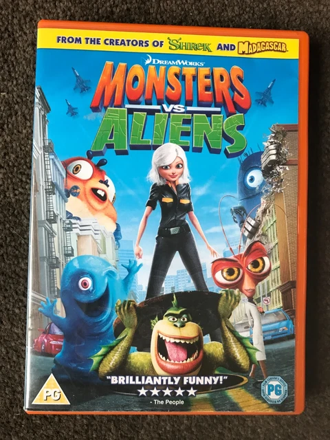 MONSTERS VS ALIENS (2009) DVD Dreamworks Reese Witherspoon Seth Rogen ...