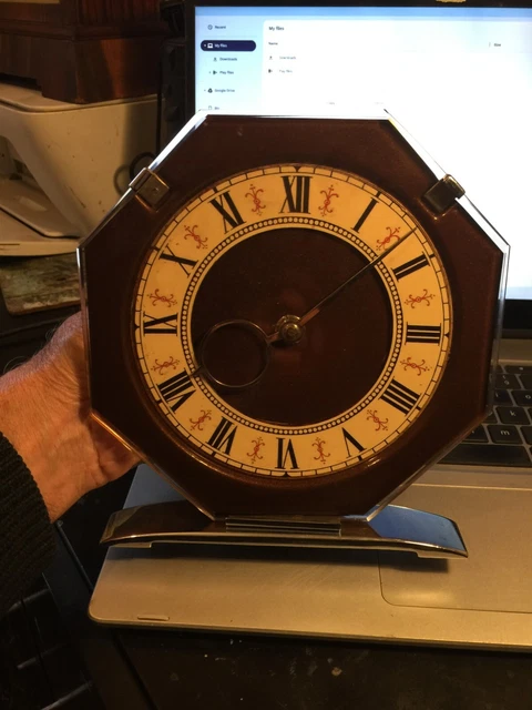 EARLY ART DECO 1020s/30s TEMCO mains electric mantel clock £52.68 ...