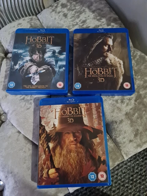THE HOBBIT TRILOGY 3D Films Blu Ray Box Set £12.99 - PicClick UK
