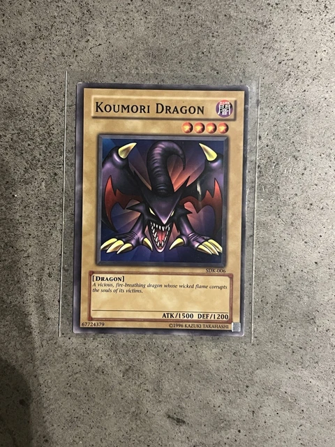CARTE CARD YU-GI-OH Konami 1996 Edition Koumori Dragon SDK-006 Très Bon État En EUR 4,50 ...