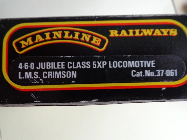 MAINLINE RAILWAYS 00 gauge Jubilee class 4-6-0 locomotive LMS crimson ...