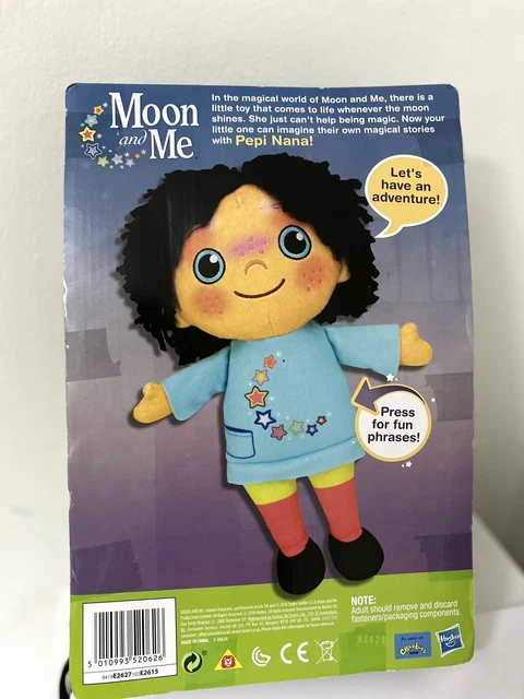 CBEEBIES MOON AND Me Pepi Nana Plush Soft Talking Toy Doll 13” Hasbro ...