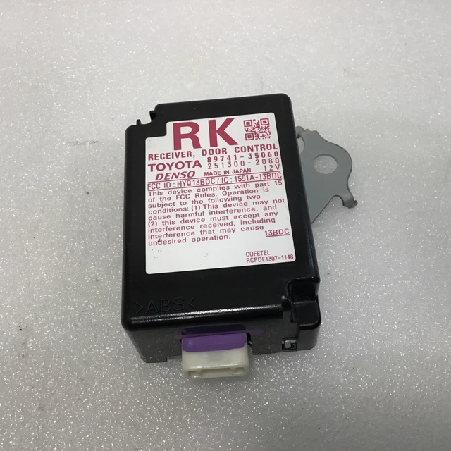 2010-2021 TOYOTA 4RUNNER Smart Door Keyless Entry Receiver Control ...
