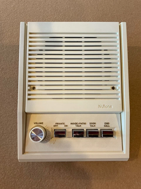 NUTONE ISA45 BISQUE music intercom wall remote works IM4006 & IM4406 ...