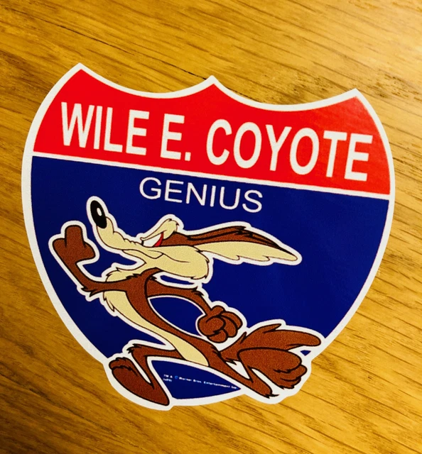 WILE E COYOTE Aufkleber Sticker Road Runner Super Bird Plymouth V8 US ...