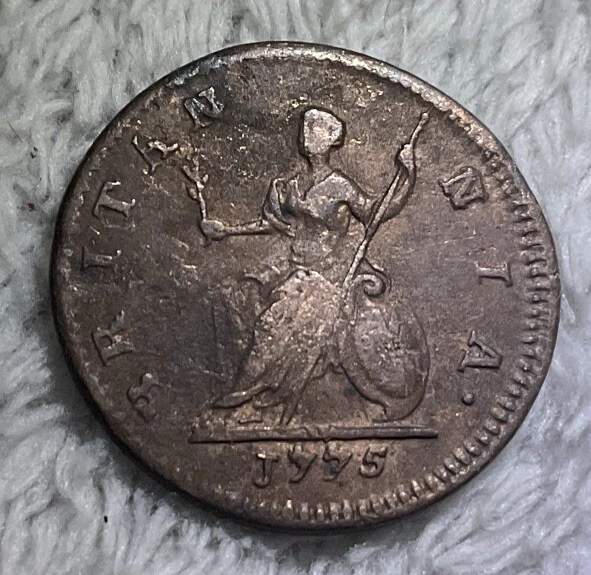 GEORGE III 1775 Copper Farthing -Nice Condition £9.95 - PicClick UK