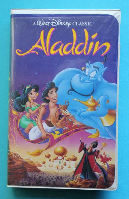 ALADDIN- 1992 WALT Disney Black Diamond VHS Tape $9.16 - PicClick AU