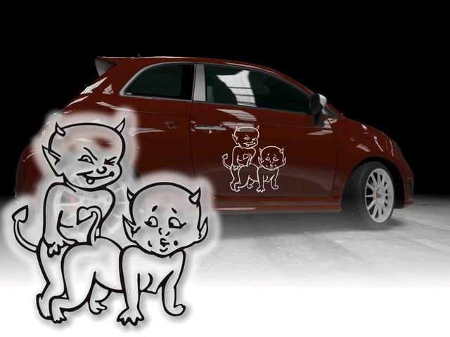 AUTO AUFKLEBER SEXY Devil Sticker Auto 60cm JDM Decals OEM Autotatoo ...