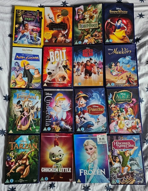 DISNEY CLASSICS DVD Bundle 16 Children's Mixed Animated Films Movies £ ...