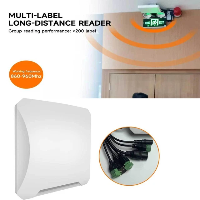 UHF RFID READER Circular Polarize Antenna 25M Long Range RFID ...
