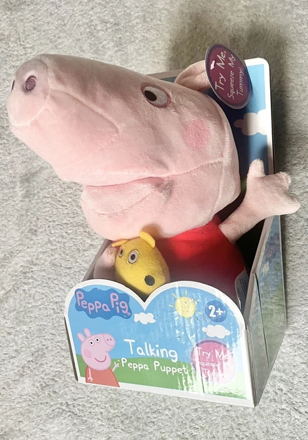 PEPPA PIG TALKING Hand Puppet Plush Toy £8.04 - PicClick UK