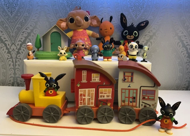 CBEEBIES BING BUNNY & Friends Bundle Of Toys Inc Train Figures & Soft ...
