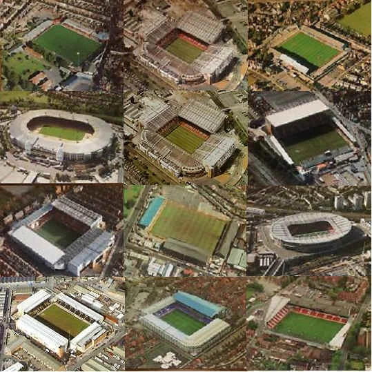 FOOTBALL GROUND / Stadium Brand New Colour B/W Postcards - Various ...