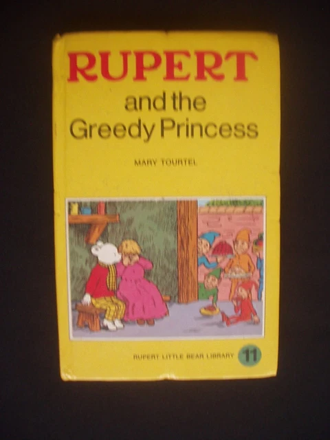 VINTAGE RUPERT AND THE GREEDY PRINCESS ~MARY TOURTEL ~LITTLE BEAR ...
