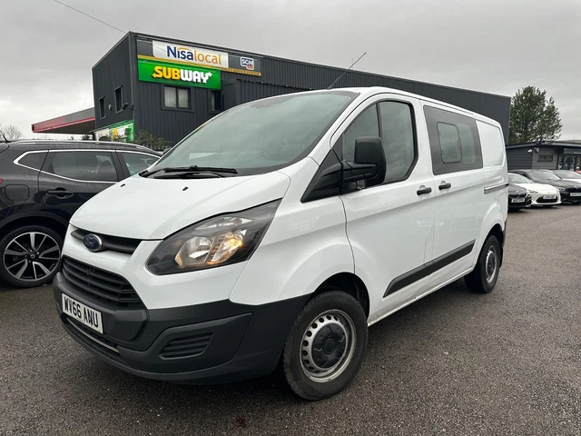 2016 66 FORD Transit Custom 2.0TDCi 310 L1H1 Double Cab Crew 6 Seater £ ...