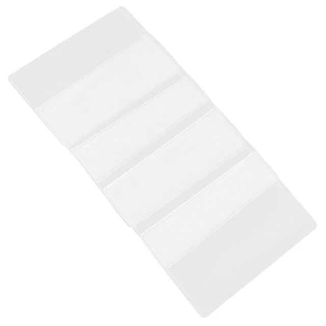 5PCS HOLDER HARD Plastic Card Sleeves for Business Cards Credit Card Pr ...