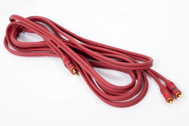 IXOS AUDIO VISUAL RCA interconnect cables - 5m pair £24.99 - PicClick UK