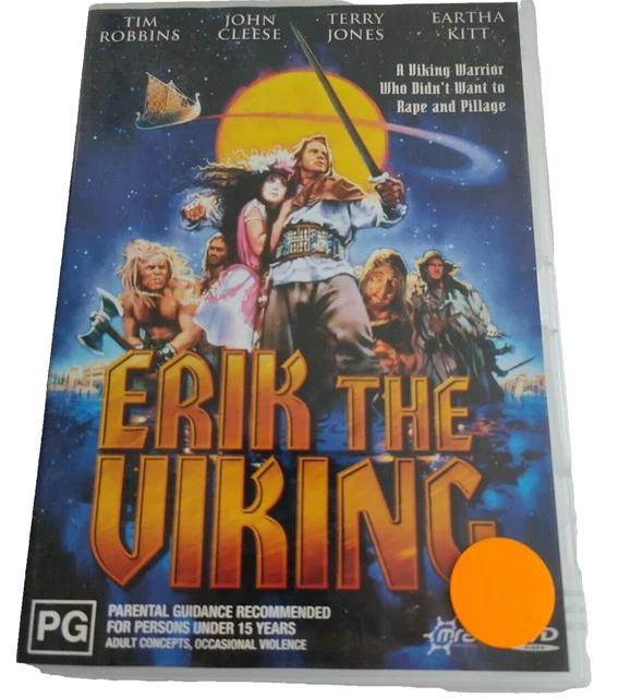 ERIK THE VIKING DVD Tim Robbins animation drama epic !! -VGC - Fast ...