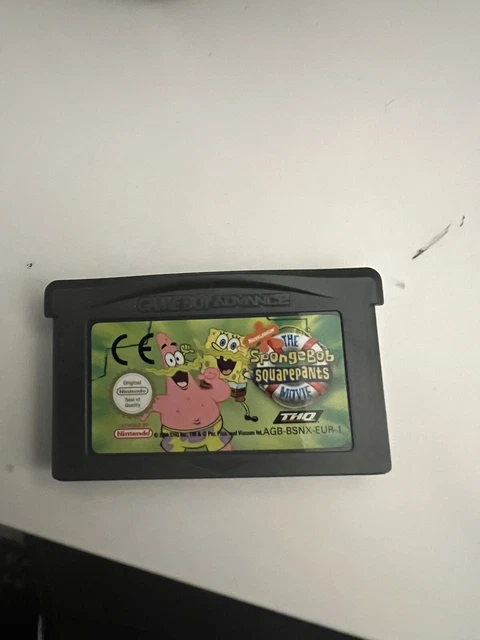 SPONGEBOB SQUAREPANTS THE Movie GameBoy Advance TESTED WORKING DEC24 £ ...