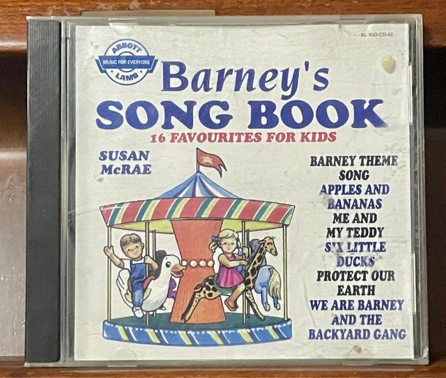 BARNEY'S SONG BOOK: 16 Favourites for Kids - Barney - CD 1998 $21.99 ...