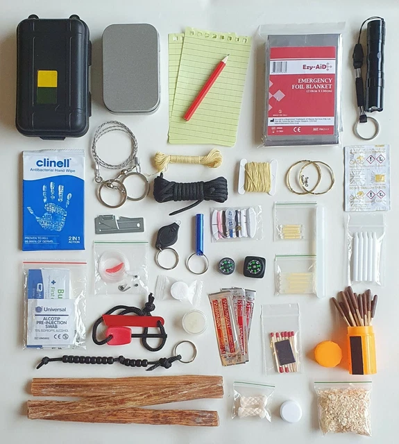 INDIVIDUAL EMERGENCY SURVIVAL EDC Kit, Create Your Own Kits, Prepper ...