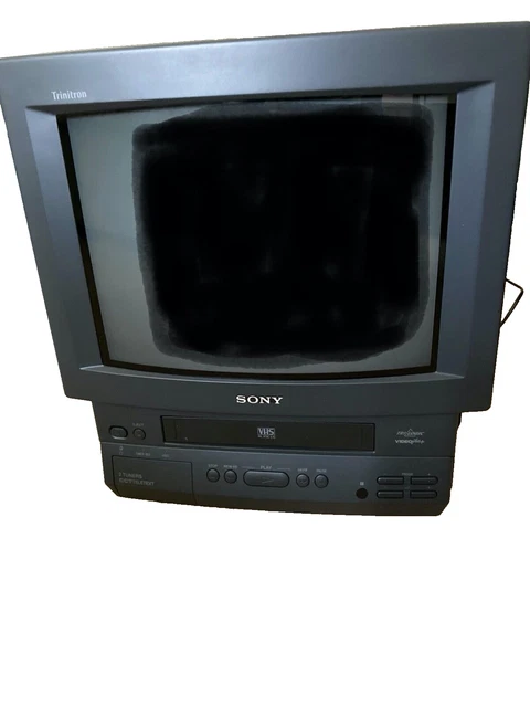 SONY TRINITRON KV-14V6U Tv Vhs Recorder £125.00 - PicClick UK
