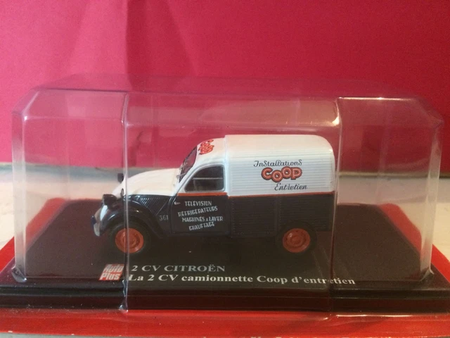 AUTO PLUS SUPERBE Citroen 2Cv Camionnette Coop D'entretien 1/43 Neuf ...