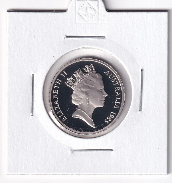 AUSTRALIAN PROOF: 1985 10 Cent Coin In 2X2 Holder .. .. .. $12.00 ...