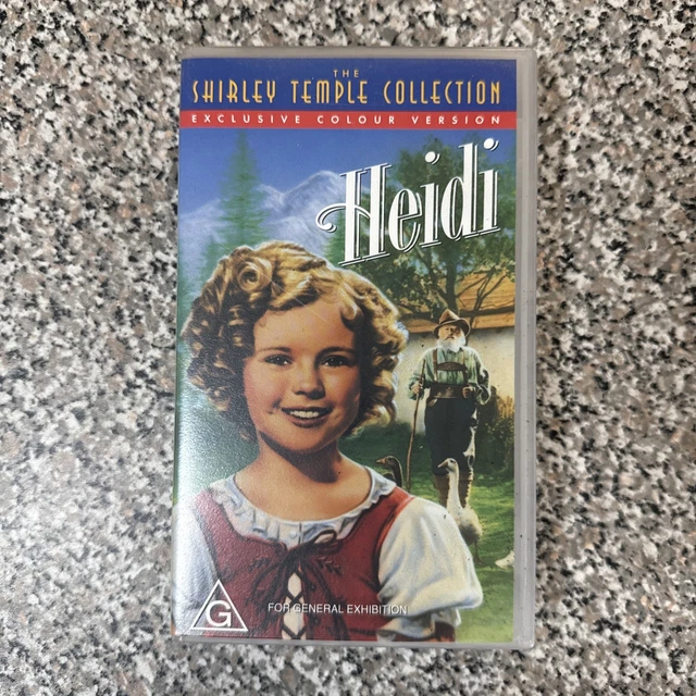 HEIDI, (1994, VHS) - The Shirley Temple Collection - Colour Version (G ...