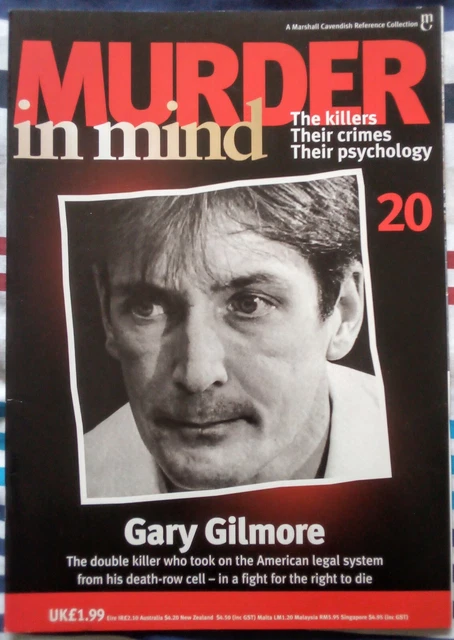 MURDER IN MIND 20 magazine Gary Gilmore murder killer true crime ...