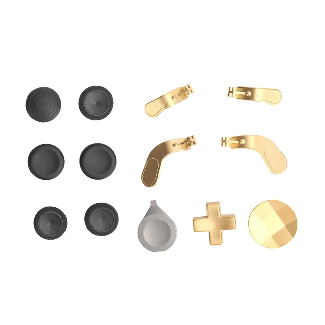 Gold Button Kit For Controller 2 Thumbstick D Pad Paddles £1836 4086