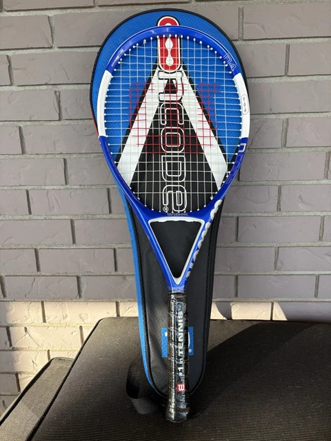 WILSON NCODE N4 Oversized Tennis Racquet, 110 Sq. In, Grip Size 4 3/8 ...