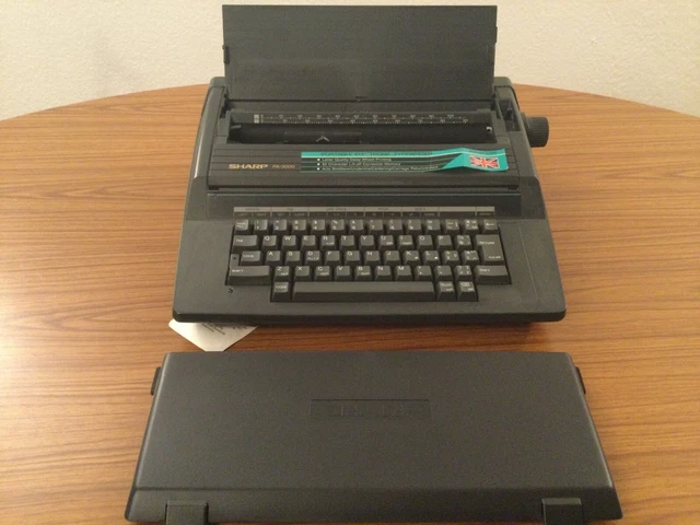VINTAGE SHARP PA-3000 Portable Electric Typewriter £35.00 - PicClick UK
