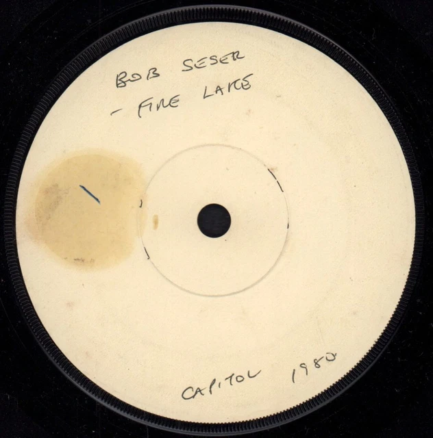 BOB SEGER AND the Silver Bullet Band Fire Lake 7" vinyl UK Capitol 1980 ...