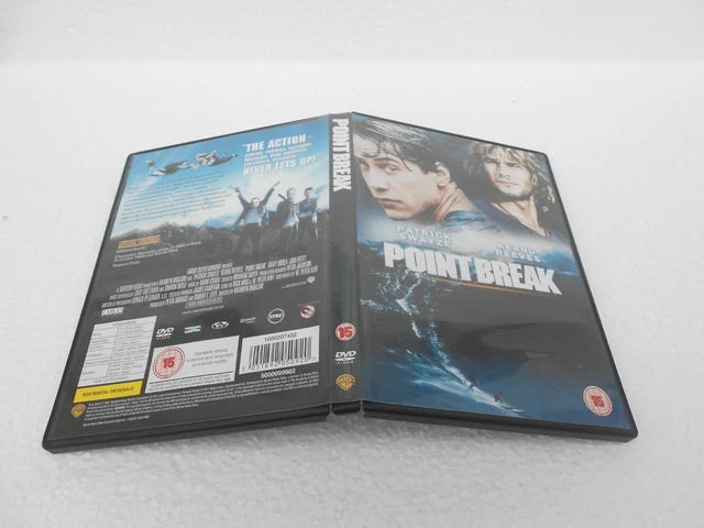 PATRICK SWAYZE KEANU reeves Point Break (DVD, 2011) region 2 DVD £1.25 ...
